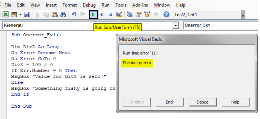 Powerful Excel Vba Errors Santexceltutorial